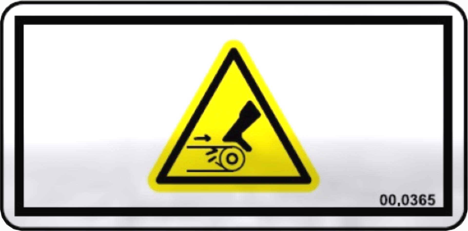 Tilmor - Decal, Warning Moving Parts